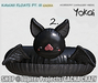 Second Life Marketplace - 2.YOKAI - Kawaii Floats pt. III - Bat Float [black]